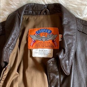 Cooper | Jackets & Coats | Vintage Cooper Type A2 Leather Flight Jacket ...